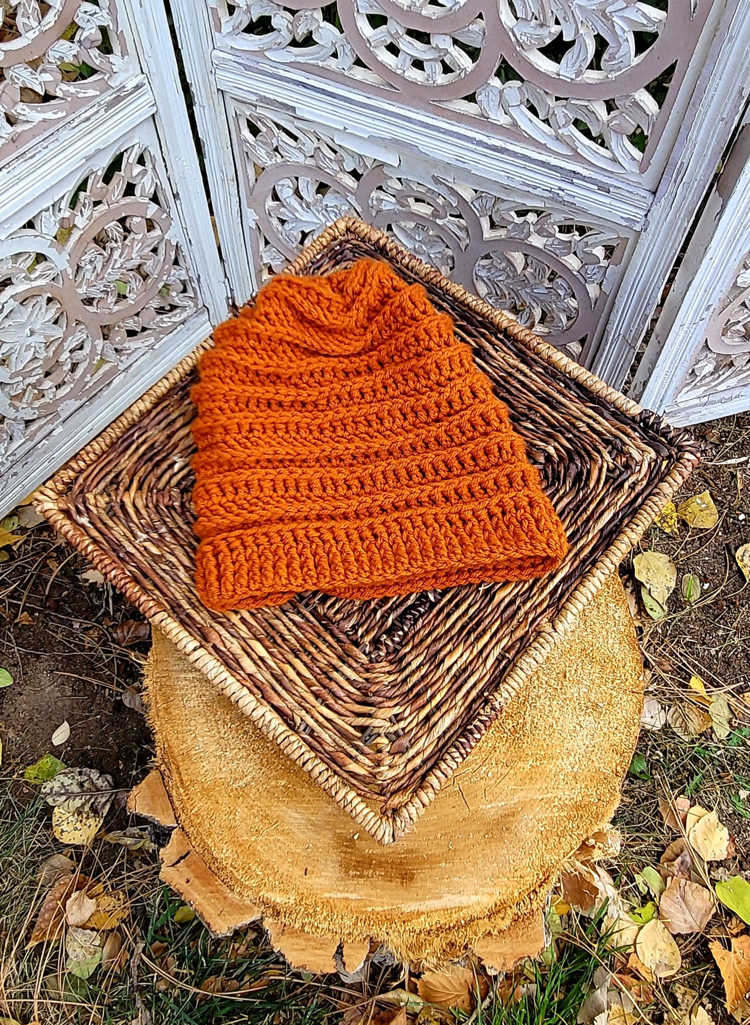 Orange beehive hat! – Nan's Homestead